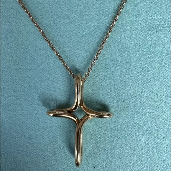 Tiffany & Co. | Jewelry | Tiffany Co Elsa Peretti Infinity Open Cross ...